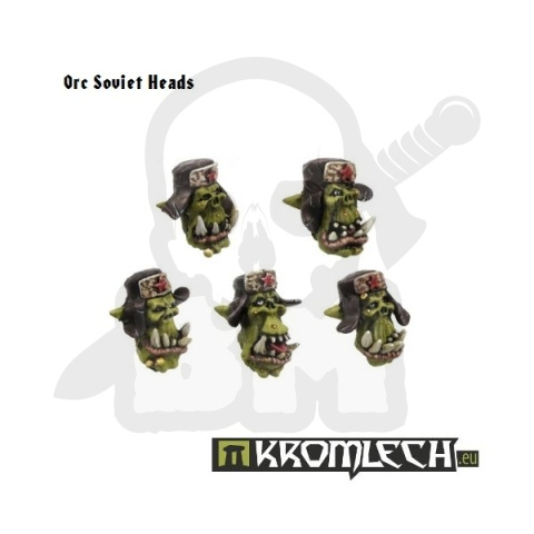 Battle-Models > Orc Soviet Heads - 10 szt. ork orki